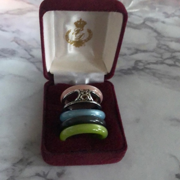 Premier Designs | Jewelry | Premier Jewelry Interchangeable Ring Set ...